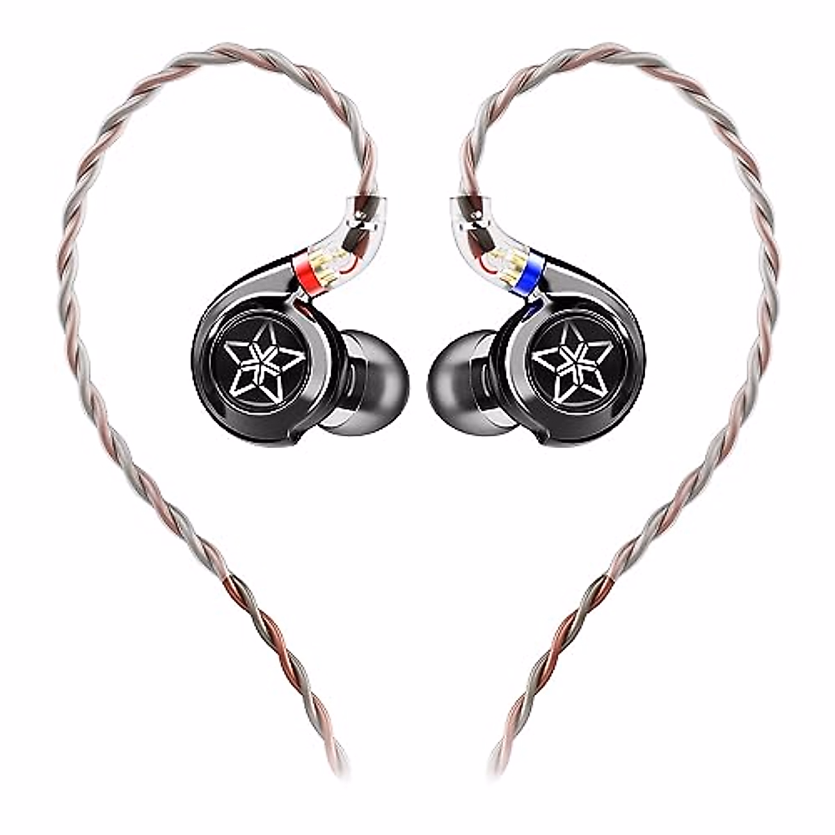 FiiO FH11 HiFi 1DD+1BA Hybrid Driver in-Ear IEM Earphone with Detachable 0.78 2Pin Cable HiFi Stereo Wired Earbuds for Musician/Audiophile