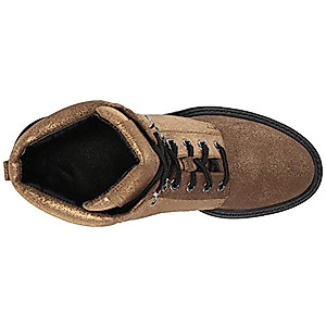 Marc Jacobs Women's Crosby Hiking Boot Ankle, Gold, 36.5 M EU (6.5 US)