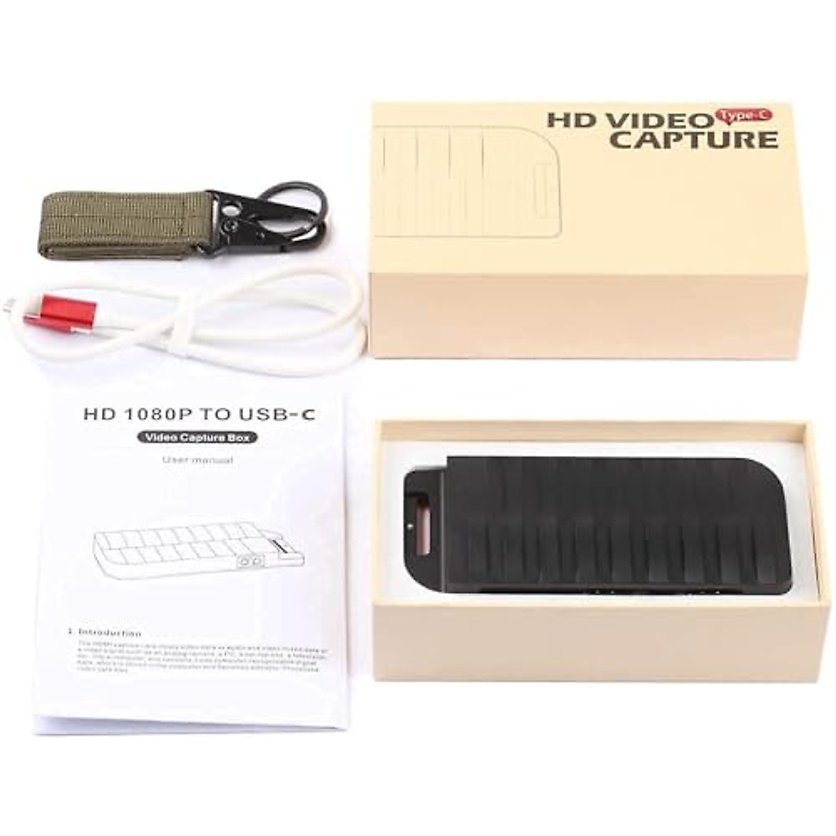 Capture Card, USB3.0/Type-C HDMI Video Game Capture Card,4K 30FPS,HD 1920x1080p 60FPS, with Mic Input and HDMI Passthrough for PS3/ PS4 Xbox Wii u Compatible with Windows, Linux, macOS, OBS Streaming