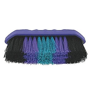 Tail Tamer Large Synthetic Horse Brush with Crazy Bristles and Soft Touch Handle