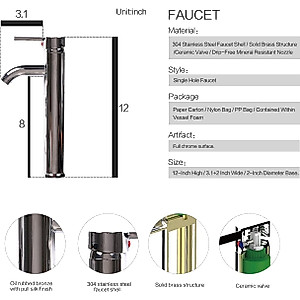 YOURLITE Bathroom Sink,Boat Shape Bathroom Glass Vessel Sink with Faucet and Pop-Up Drain Bowl Vessel Sinks for Bathrooms, Gold