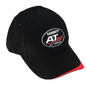 Garrett at MAX Black Baseball Cap One Size Fits All with Fastener Strap 1664600