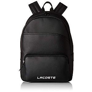 Lacoste Men's ULTIMUM Backpack, Black, ONE