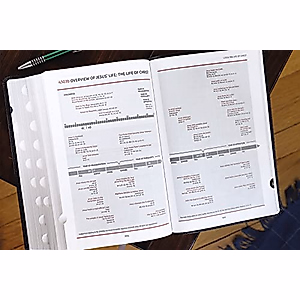 NIV, Thompson Chain-Reference Bible, Large Print, European Bonded Leather, Black, Thumb Indexed, Red Letter, Comfort Print