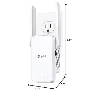 TP-Link AC1200 WiFi Extender(RE315), Covers Up to 1500 Sq.ft and 25 Devices, Up to 1200Mbps Dual Band WiFi Booster Repeater,Access Point, Supports OneMesh
