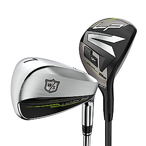 Wilson Staff Launch Pad 2 Men's Graphite Golf Club Combo - Right Hand, Senior, 4h, 5h, 6-PW