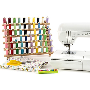 Dritz Wooden Thread Rack, 4 Pack, Smooth Wood