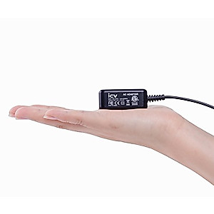 icv Micro USB Wall Charger 5V 2A Power Adapter with US Plug and Fixed Micro Cable for Samsung Galaxy S6 S5 S4 S3 S2 Si9003,S5820 N7100 Note3 Note4 Black