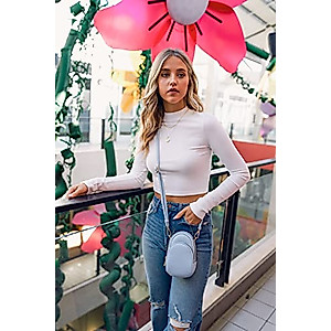 FashionPuzzle Two Compartment Phone Crossbody Mini Bag (Mustard)