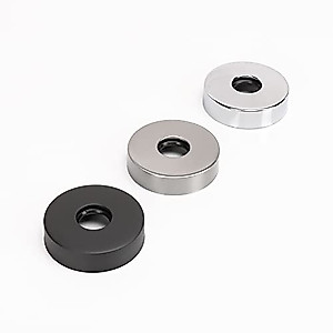 NearMoon Shower Arm Flange, Stainless Steel Replacement Escutcheon Cover Plate for Universal Standard ShowerHead Arm (2.4 Inch, Brushed Nickel)