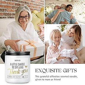 AOOVOO Candle - 9oz Soy Wax Candle, Lavender Scent - Thank You Gift for Women, Men, Mom, Coworkers, Nurse, Clients - Employee, Teacher, Boss Appreciation