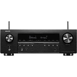 Denon AVR-S760H 7.2-Channel Home Theater AV Receiver 8K Video Ultra HD 4K/120 - (Renewed)
