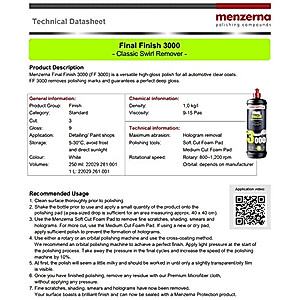 menzerna SF3000 Super Finish 3000, 32 oz.