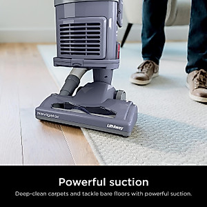 Shark NV352 Navigator Lift Away Upright Vacuum with Wide Upholstery and Crevice Tools, Lavender