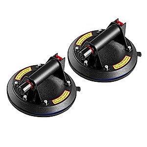 Glass Suction Cups to Lift Large Glass Paver Lifter Heavy Duty Suction Cup for Granite Suction Cup Tool for Replace Windshield Tile Marble Floor, 8 inch 220lbs Load Capacity (2 Pack)