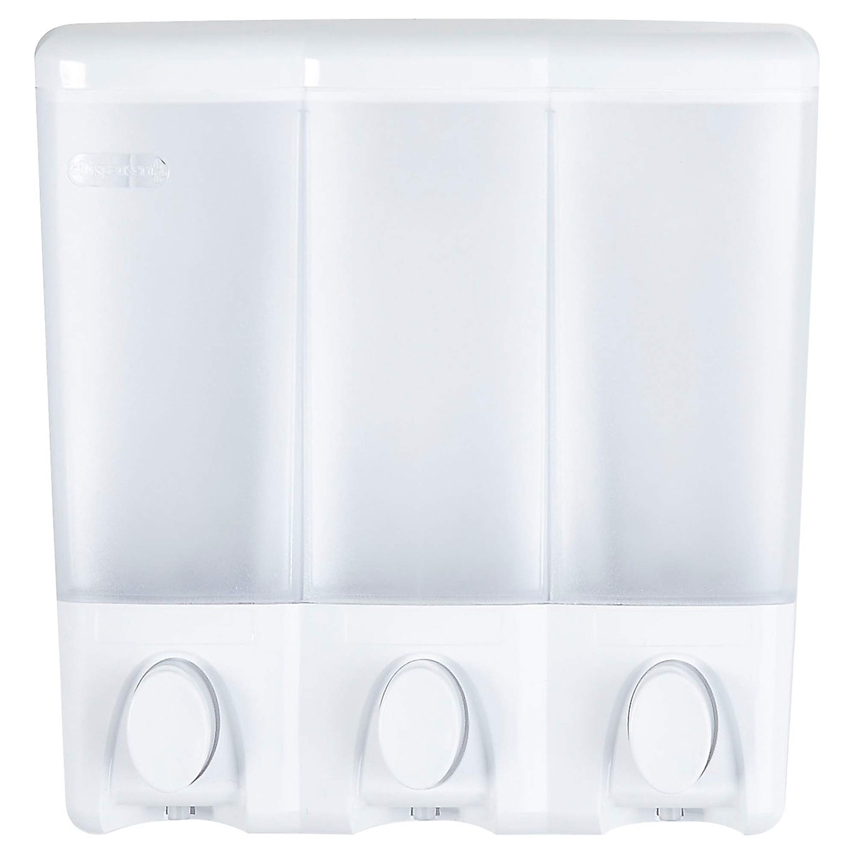 Better Living Products 72350 Clear Choice 3-Chamber Shower Dispenser, White
