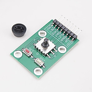 KOOBOOK 5Pcs 5-Channel Five Direction Navigation Button Module 5D Rocker Joystick Independent Keyboard for Arduino MCU