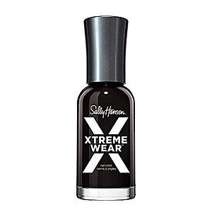 Sally Hansen Hard as Nails Xtreme Wear Nail Color Black Out, 1 Count