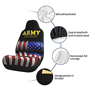 OSUKI Army Retired Car Seat Covers, Universal Fit for Auto Truck Van SUV, Easy Install