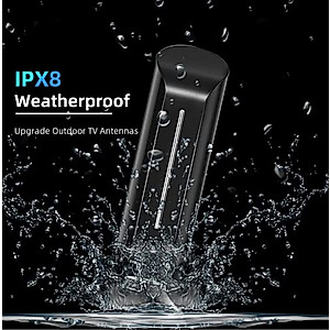 2023 Upgraded Digital TV Antenna Up 450 Miles Range, Indoor Outdoor TV Antenna for All Old Smart HDTVs, 360° Reception 4K 1080P HD Antenna with Amplifier Signal Booster/35ft Thick Coaxial Cable