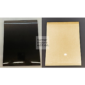 Black Reflective Vinyl Permanent Adhesive, 12x12 Sheets Reflective Vinyl for Cricut, Cars, Bikes, Decals, Stickers, Signs, Helmets, Mailbox, Numbers, Reflective Tape by Turner Moore Edition (3-Pack)