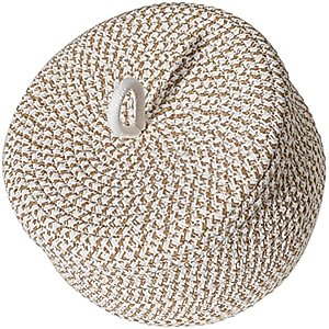 Woven Baskets Woven Wastebasket Cotton Rope Trash Can Tabletop Garbage Cans Wicker Waste Basket with Lid Decorative Countertop Container for Laundry Utility Home Office Decor