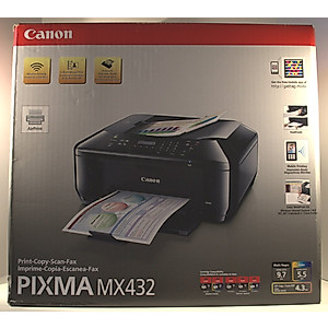 Canon Office Products PIXMA MX432 Wireless Color Photo Printer with Scanner, Copier & Fax