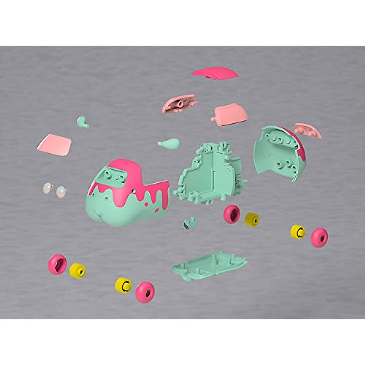 Good Smile Pui Pui Molcar: Zombie Shiromo Moderoid Plastic Model Kit, Multicolor