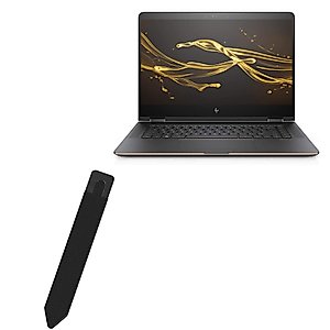 BoxWave Stylus Pouch Compatible with HP Spectre x360 (15-bl075nr) - Stylus PortaPouch, Stylus Holder Carrier Portable Self-Adhesive for HP Spectre x360 (15-bl075nr) - Jet Black