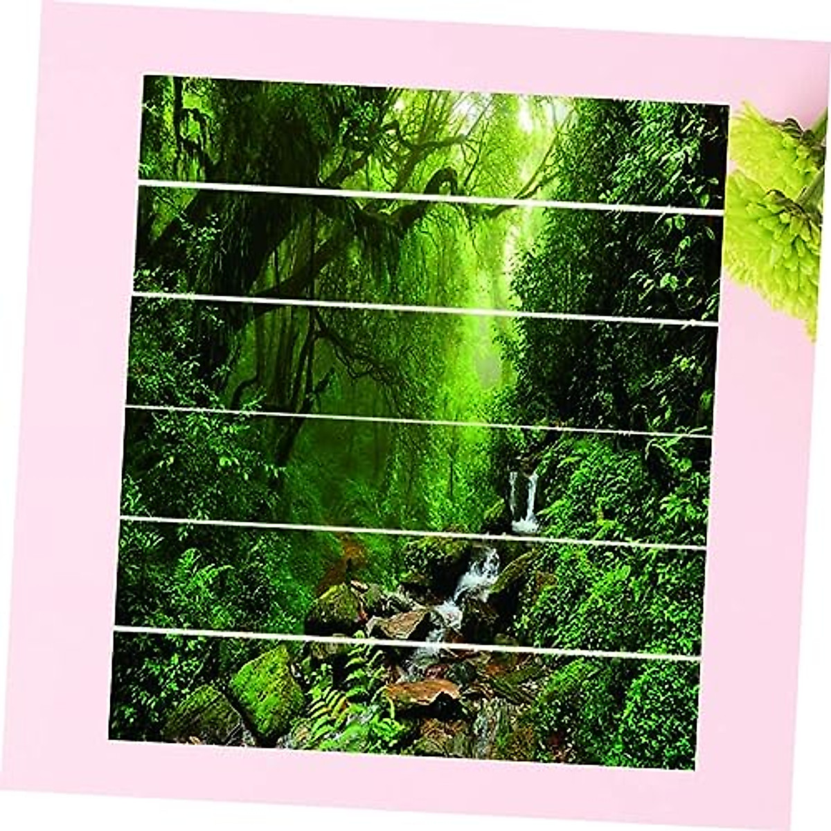 Housoutil Thicken Stairs Stickers Staircase Wall Decor Staircase Stickers Stairs Decals Staircase Decals PVC Stair Decor Mural Stair Stickers Decorative Paintings Digital