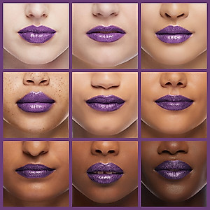 Edanta Kilshye Matte Lipstick Long Lasting Waterproof Liquid Lipsticks Glitter Cream Lip Gloss High Pigment Lipstick Non Stick Cup Lip Makeup for Women and Girls Pack of 1 (Purple 11)
