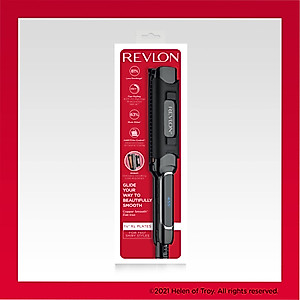 Revlon Copper Smooth Hair Flat Iron | Frizz Control for Fast and Shiny Styles, (XL 1-1/2 in)