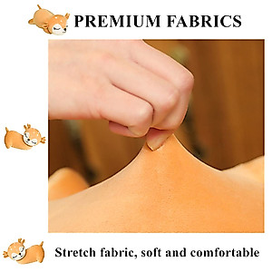 WUZHOU Cute Deer Plush Toys, Soft Reindeer Pillow Toys, Elk Deer Figurine Dolls, Stuffed Animals Plushie Decor, Christmas Birthday Gifts for Kids Girls Boys (Tilting her Head,11.8in)