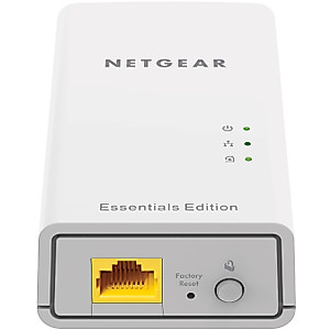 NETGEAR PowerLINE 1000 Mbps, 1 Gigabit Port - Essentials Edition (PL1010-100PAS)