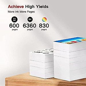 280XXL 281XXL Ink Replacement for Canon 280 281 Ink Cartridges Work for TR8520 Ink Cartridges TR8620 TR8620A TR7520 TS8220 TS6120 Printer, 5 Pack