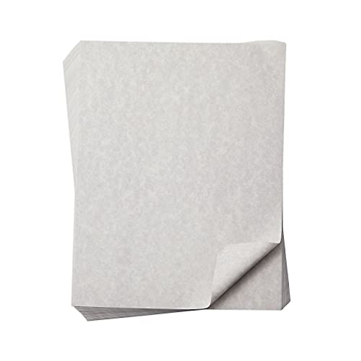 96 Sheets Parchment Paper for Certificates, Resumes, Diplomas, 90 GSM Textured Stationary, Printer-Friendly (Gray, 8.5x11 in)
