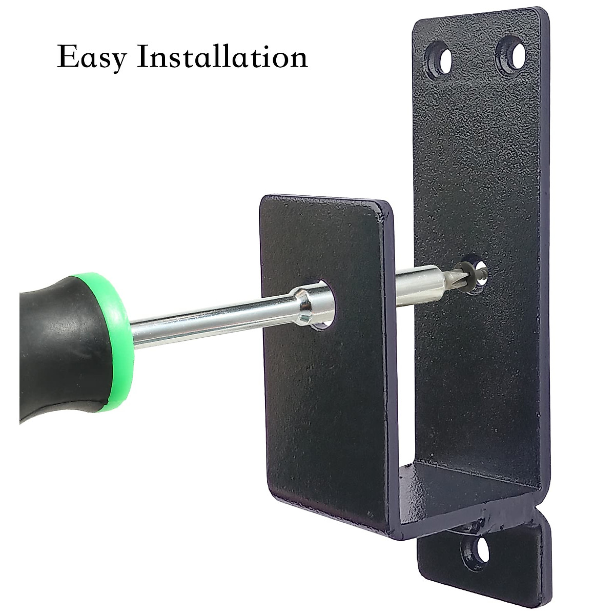 2x4 Door Barricade Brackets. Upgrade Door Barricade Security Bar Provide Our Home Under The Safety Environment. Door Metal Bar Bracket for Your Home, Garages, Basements, Sheds, Warehouses, Backyards.