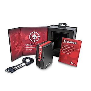 Brook Sniper - Precision Mouse and Keyboard Converter, to Play FPS Games Without a Controller, FPS Game Converter for PS4, PS3, Xb One, and Switch. for Splatoon 3, FPS Gaming Converter