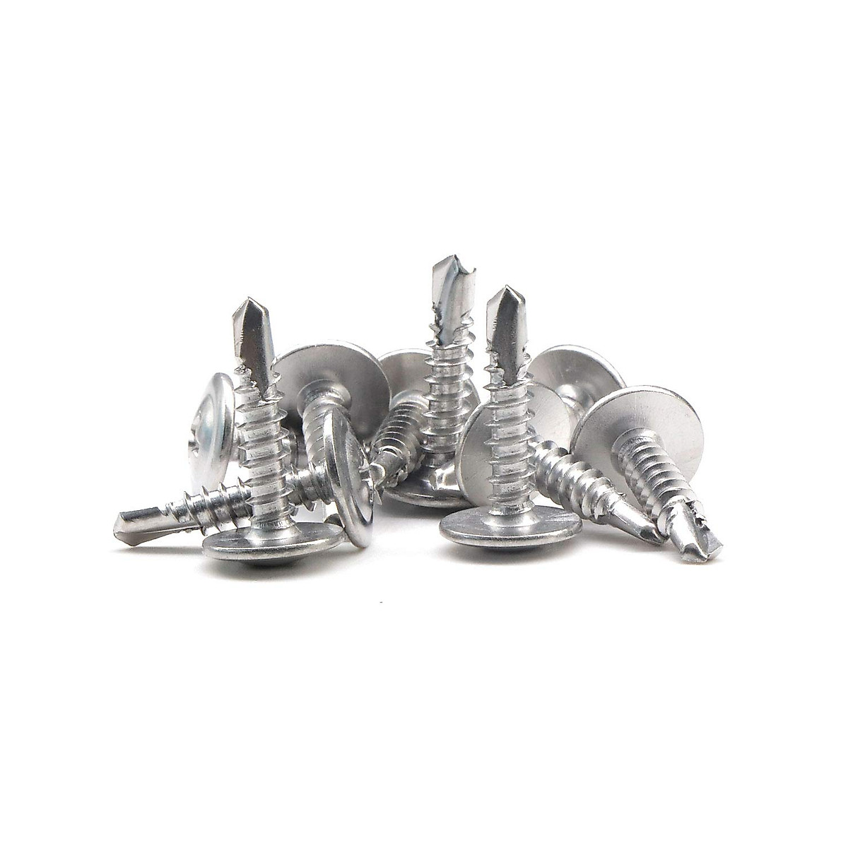 IMScrews 200pcs #8 x 3/4" Self Drilling Truss Head Screws Standard Thread Wood Work MDF 410 Stainless Steel