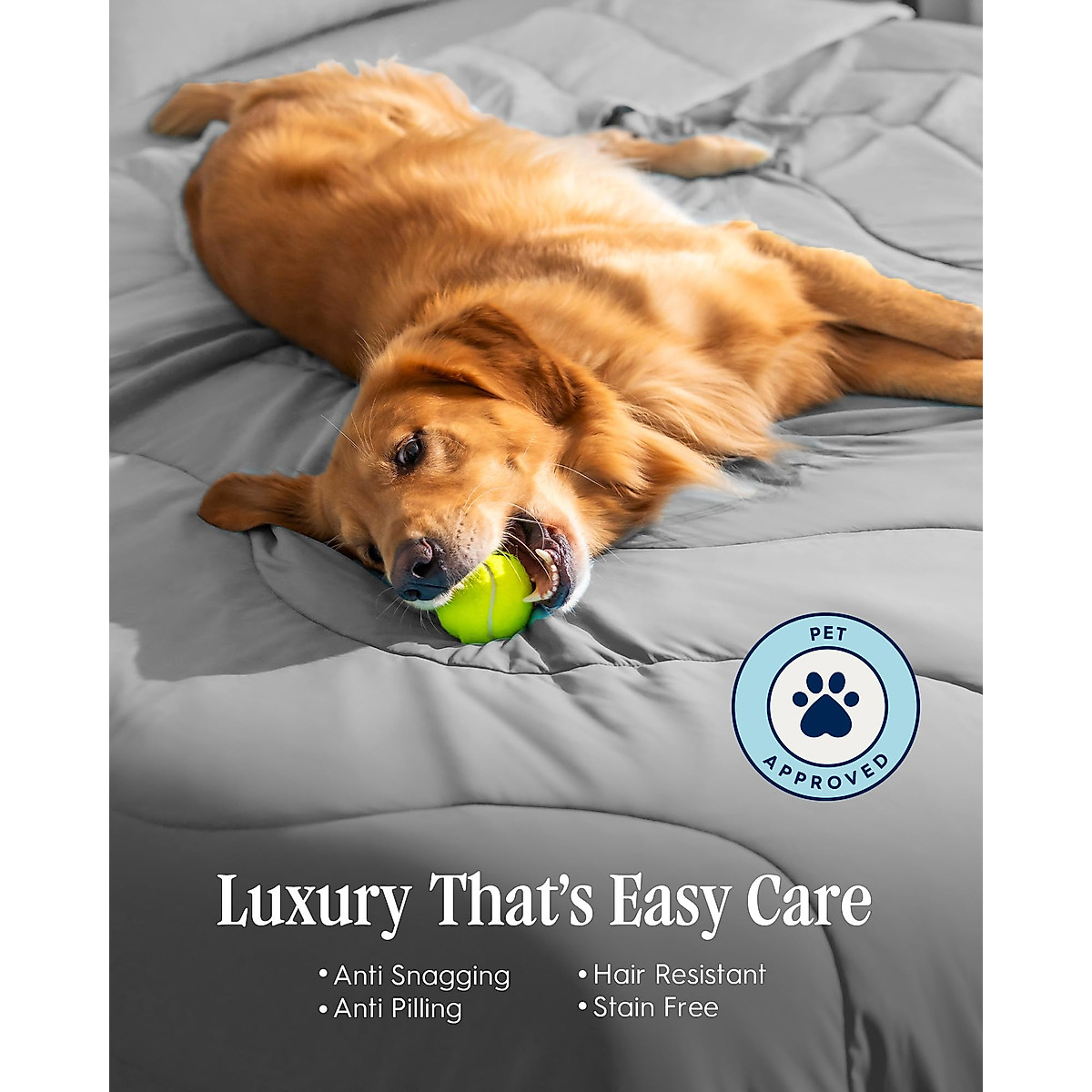 REST® Evercool® Cooling Comforter, Good Housekeeping Award Winner for Hot Sleepers, All-Season Lightweight Blanket to Quickly Cool Down, Cool Gray - Twin/Twin XL 68" x90”