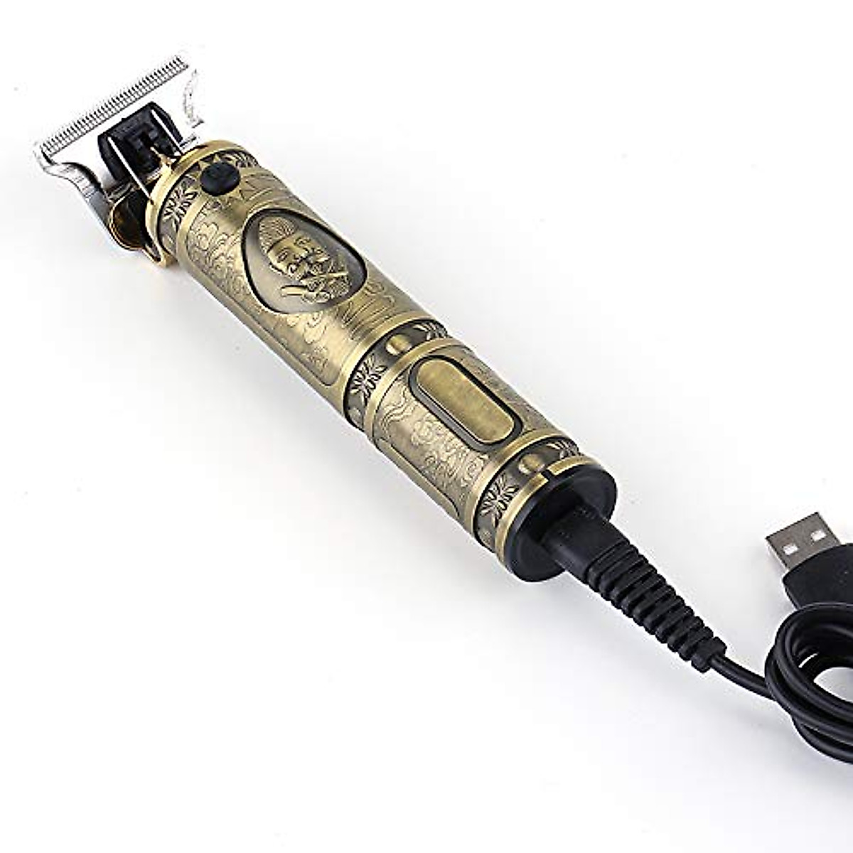 Bastmei Professional Mens Hair Clippers 0mm Zero Gapped Cordless Hair Trimmer Rechargeable Grooming Kits For Men T-Blade Beard Trimmer