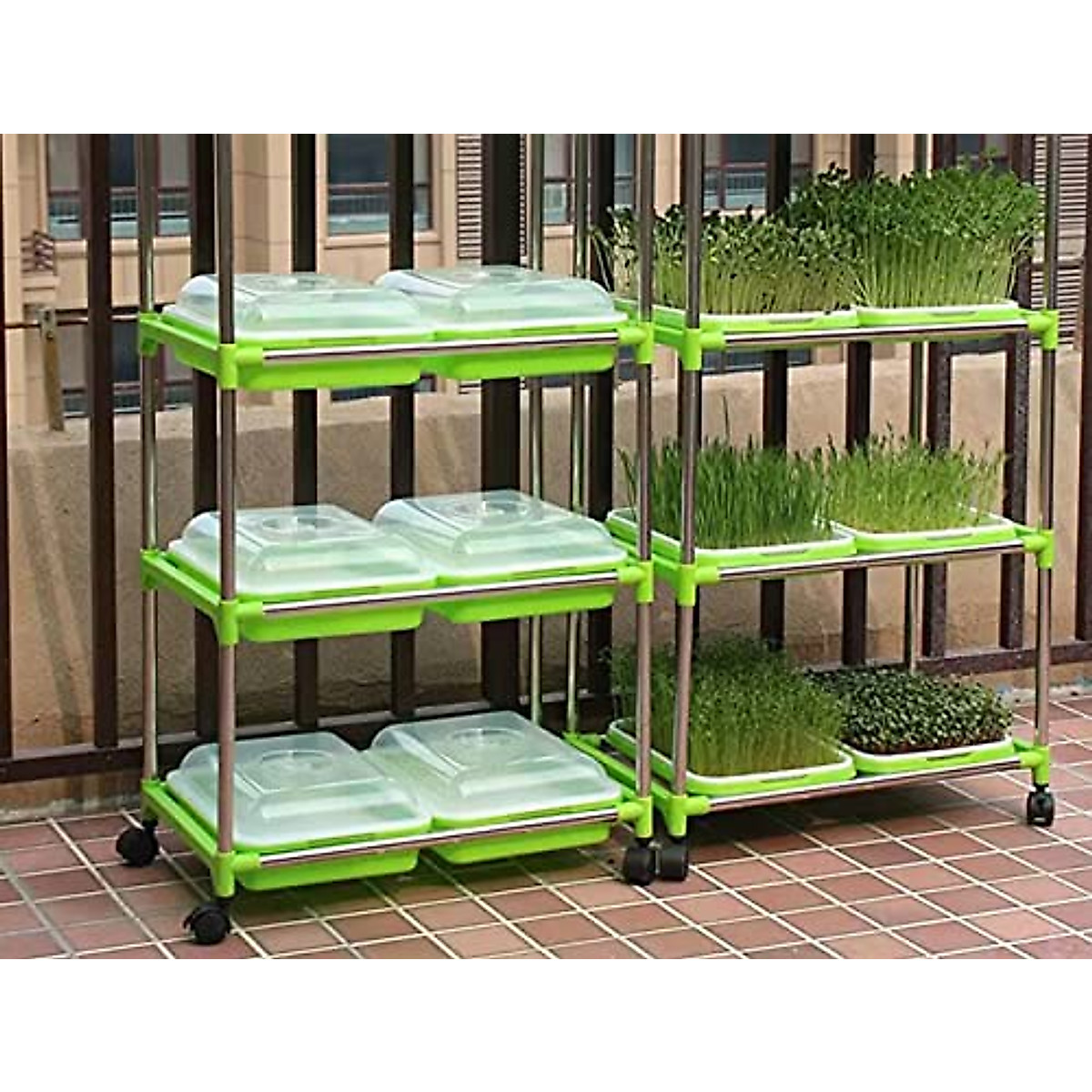 JMESTOHP 3 Layers Seed Sprouting Kit for Seed Sprouter Tray BPA Free ...