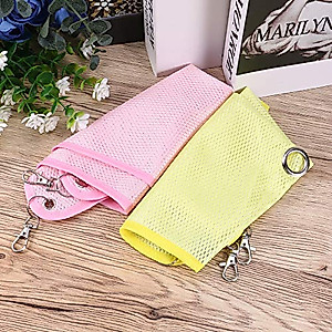 POPETPOP 2Pack Mesh Hamster Hammock for Cage-Gerbil Swing Hanging Chinchillas Bed Guinea Pig Nest Squirrel House for Rat Small Animal Hammock Random Color Size M