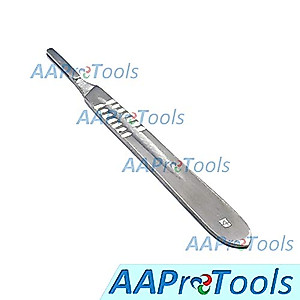 AAProTools 200 Surgi Sterile Scalpel Handle Blades # 24 (2 Free Handle #4)
