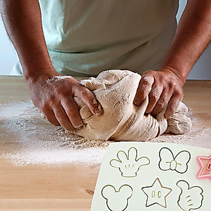 8 pcs Mouse Cookie Stamp, Cartoon Stamped Embossed Cookie Cutter Molds, Children's Baking Set, for Cookie Baking Supplies, Kids Birthday Party