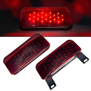 Command Electronics LED RV Camper Trailer Stop Turn Brake Tail Lights/License Light/Black Base