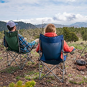 WFS Camping Quad Chair, Black