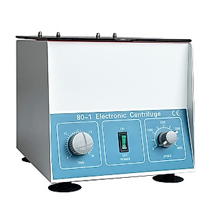 HFS (R) Desktop Electric Centrifuge Lab (Timer 0-30min) Speed: 0-4000 RPM, Cap:20ml X 6 Tube (80-1) 110v/60hz