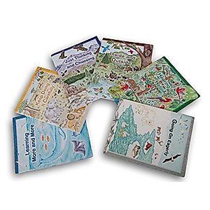 Rod & Staff Preschool Curriculum - GHI JKL Series - Early Learning Homeschool Set of 6 Workbooks