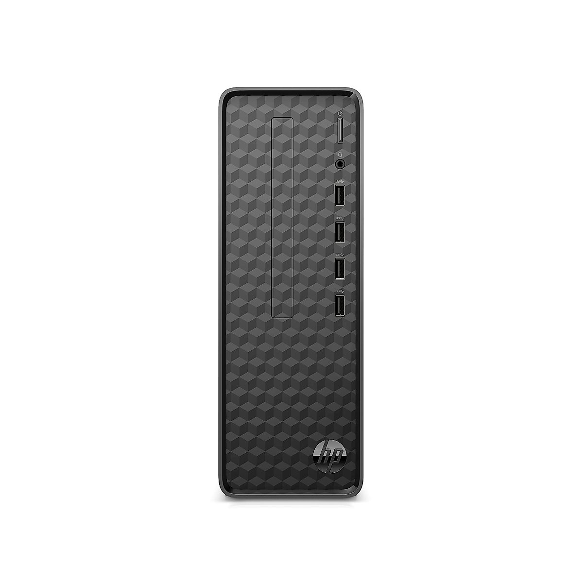HP Slim Desktop, Intel Pentium Silver J5040 Processor, 8 GB DDR4-2400 SDRAM Memory, Intel UHD Graphics 605, Finish in Dark Black, S01-aF2020